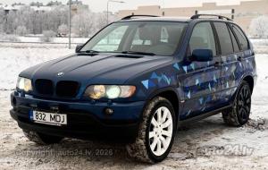 Blue BMW X5 2003 in Tallinn, with an engine capacity of 2.90 L and mileage of 0 thousand km for 2499 €, photo 4 on AUTOMOTO.COM.LV