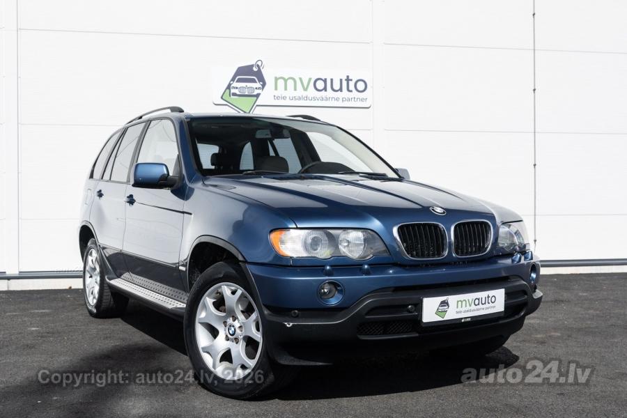 Blue BMW X5 2003 in Tallinn, with an engine capacity of 2.90 L and mileage of 354 thousand km for 4500 €, photo 6 on AUTOMOTO.COM.LV