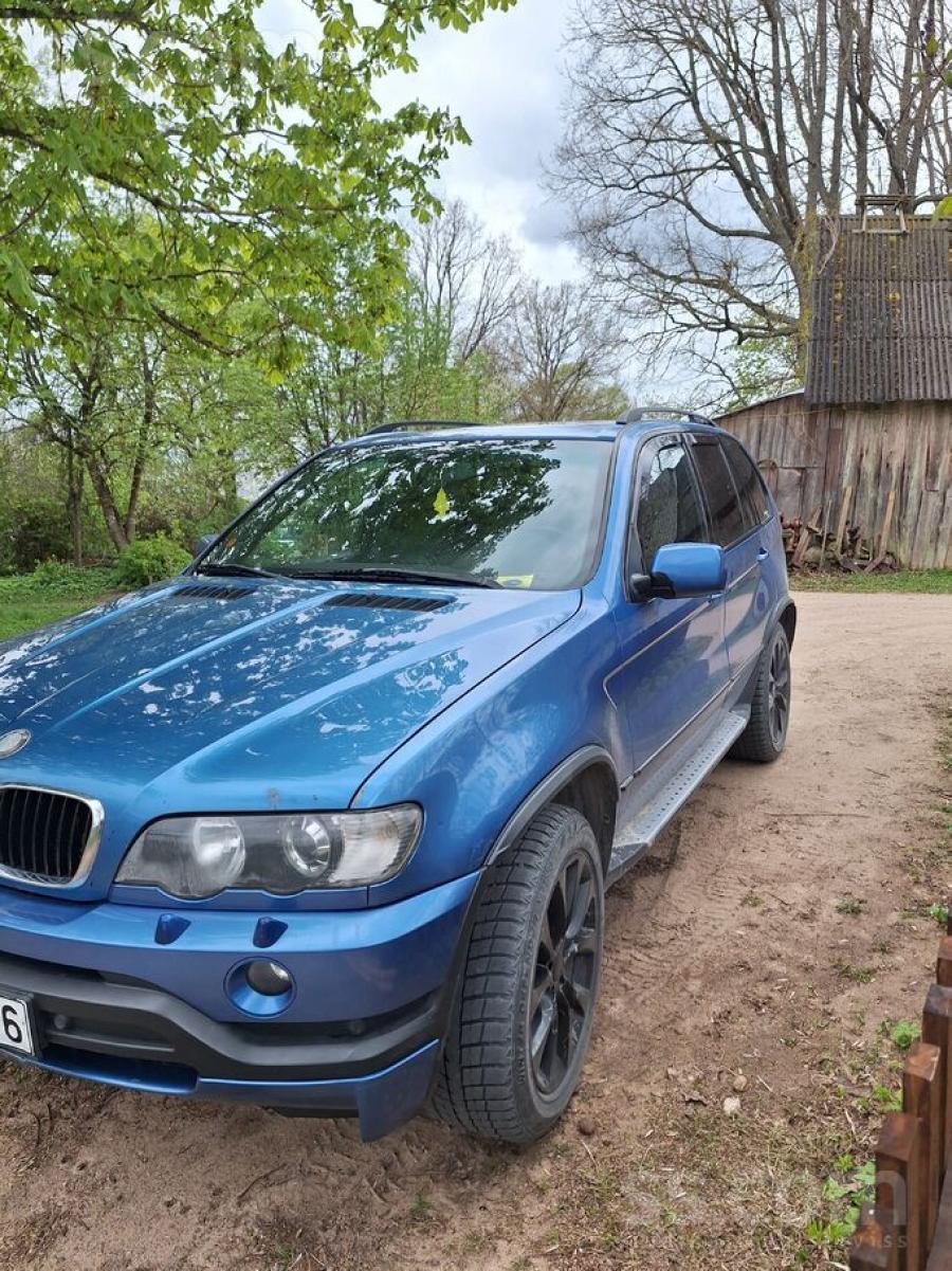 Zils BMW X5 2003 Cēsis, ar dzinēja tilpumu 3.00 L un nobraukumu 486 tūkst. km par 2500 €, foto 3 vietnē AUTOMOTO.COM.LV