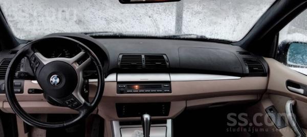 Blue BMW X5 2003 in Riga, with an engine capacity of 3.00 L and mileage of 245 thousand km for 2000 €, photo 1 on AUTOMOTO.COM.LV