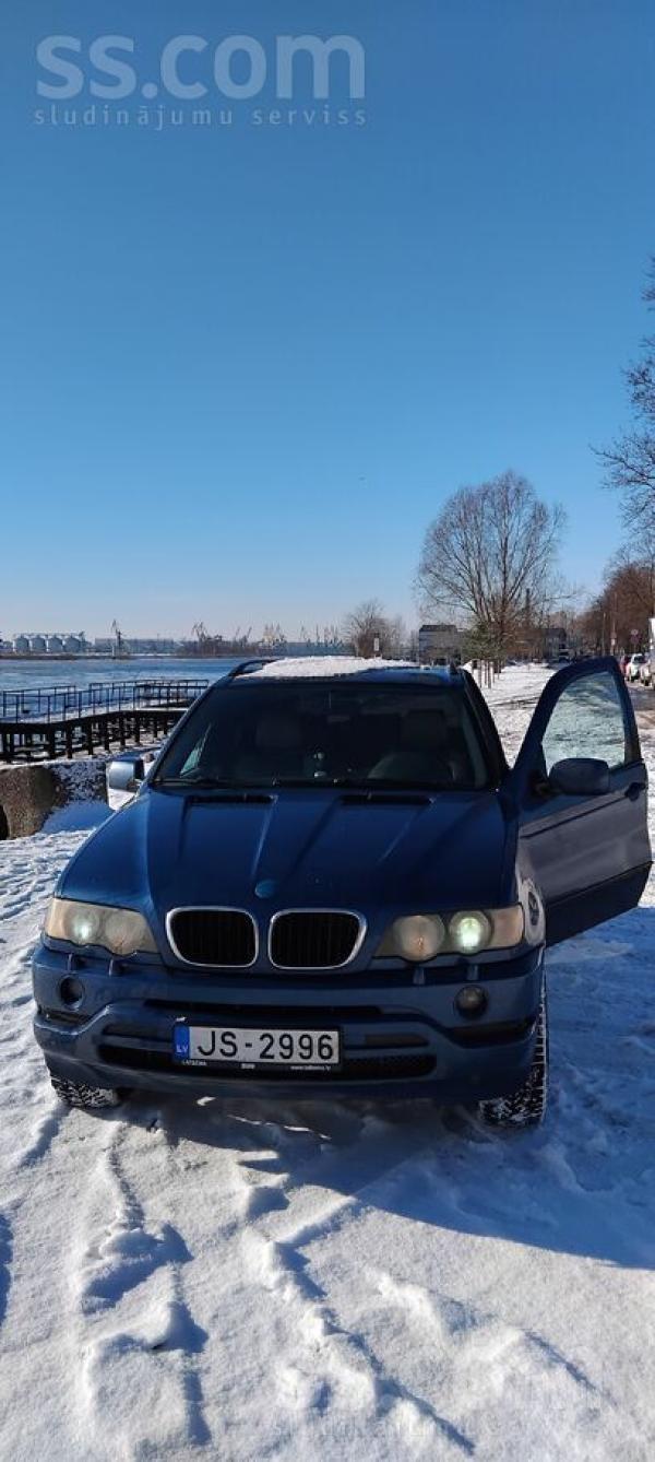 Blue BMW X5 2003 in Riga, with an engine capacity of 3.00 L and mileage of 245 thousand km for 2000 €, photo 2 on AUTOMOTO.COM.LV