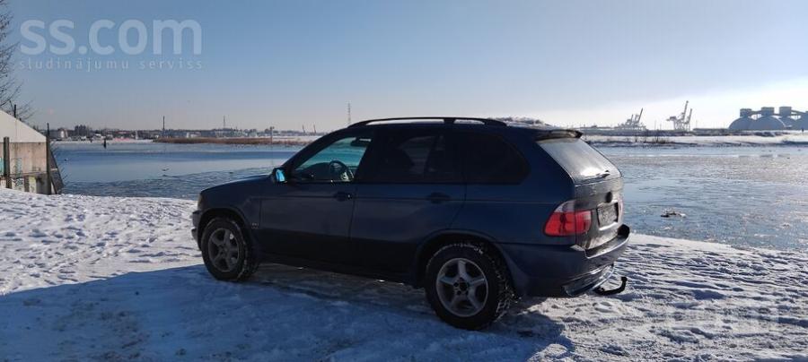 Blue BMW X5 2003 in Riga, with an engine capacity of 3.00 L and mileage of 245 thousand km for 2000 €, photo 5 on AUTOMOTO.COM.LV