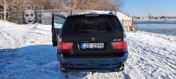 Blue BMW X5 2003 in Riga, with an engine capacity of 3.00 L and mileage of 245 thousand km for 2000 €, photo 5 on AUTOMOTO.COM.LV