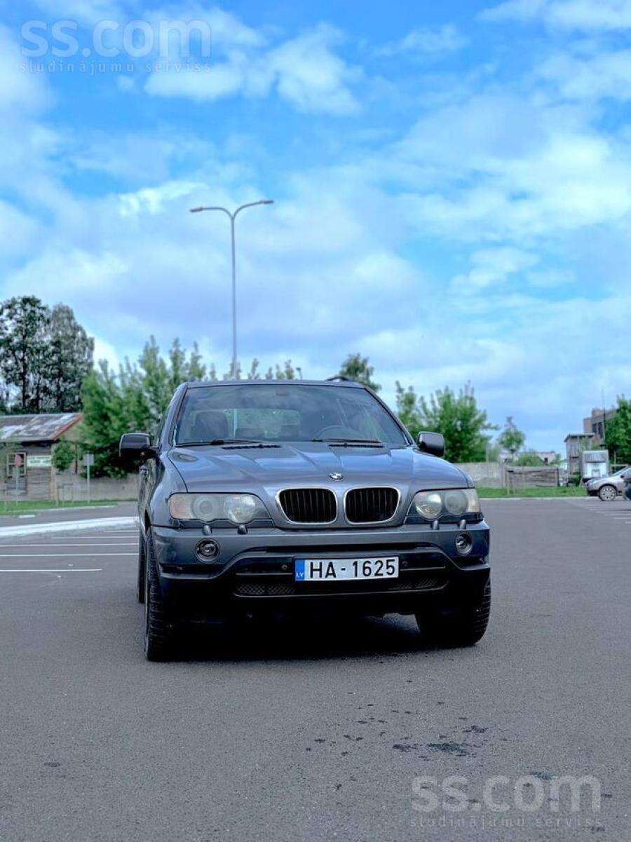 Blue BMW X5 2003 in Jelgava, with an engine capacity of 3.00 L and mileage of 337 thousand km for 1600 €, photo 1 on AUTOMOTO.COM.LV
