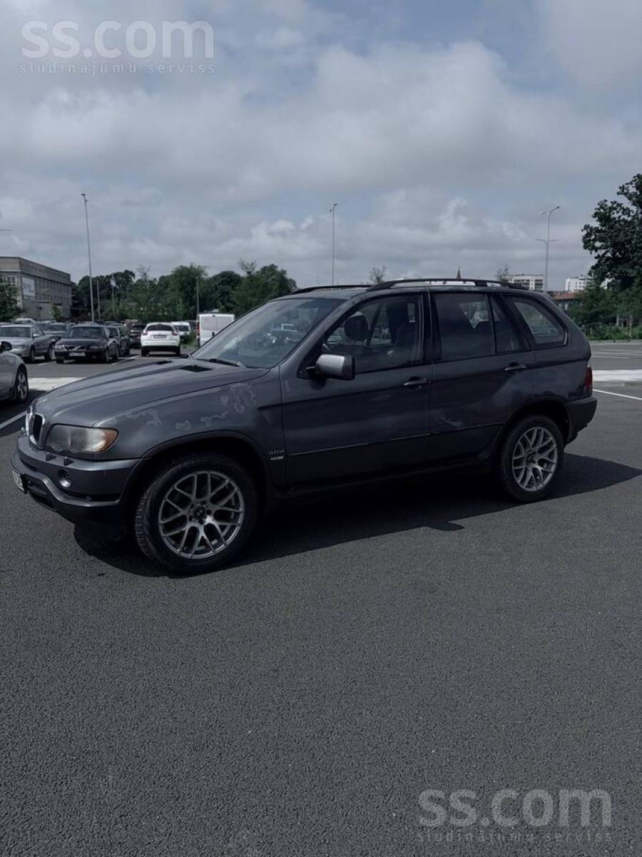 Blue BMW X5 2003 in Jelgava, with an engine capacity of 3.00 L and mileage of 337 thousand km for 1600 €, photo 10 on AUTOMOTO.COM.LV
