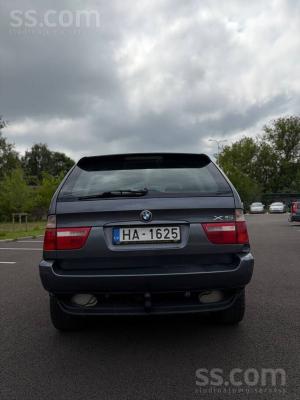 Blue BMW X5 2003 in Jelgava, with an engine capacity of 3.00 L and mileage of 337 thousand km for 1600 €, photo 11 on AUTOMOTO.COM.LV