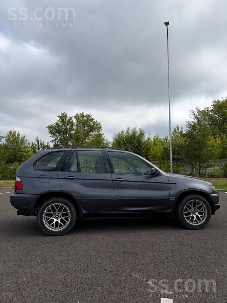 Blue BMW X5 2003 in Jelgava, with an engine capacity of 3.00 L and mileage of 337 thousand km for 1600 €, photo 12 on AUTOMOTO.COM.LV