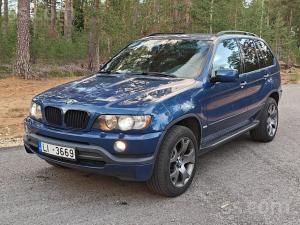 Zils BMW X5 2003 Rīga, ar dzinēja tilpumu 3.00 L un nobraukumu 565 tūkst. km par 4550 €, foto  vietnē AUTOMOTO.COM.LV