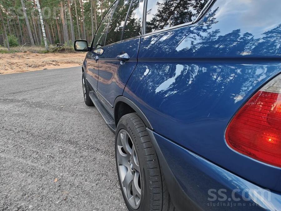 Blue BMW X5 2003 in Riga, with an engine capacity of 3.00 L and mileage of 565 thousand km for 4550 €, photo 3 on AUTOMOTO.COM.LV