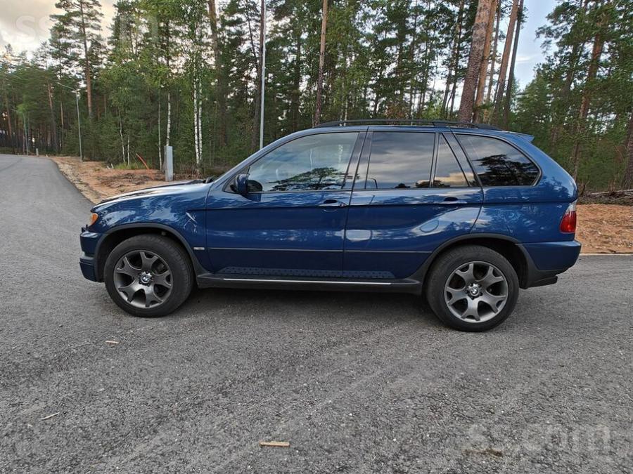 Blue BMW X5 2003 in Riga, with an engine capacity of 3.00 L and mileage of 565 thousand km for 4550 €, photo 4 on AUTOMOTO.COM.LV