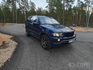 Blue BMW X5 2003 in Riga, with an engine capacity of 3.00 L and mileage of 565 thousand km for 4550 €, photo 7 on AUTOMOTO.COM.LV