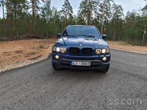 Blue BMW X5 2003 in Riga, with an engine capacity of 3.00 L and mileage of 565 thousand km for 4550 €, photo 10 on AUTOMOTO.COM.LV
