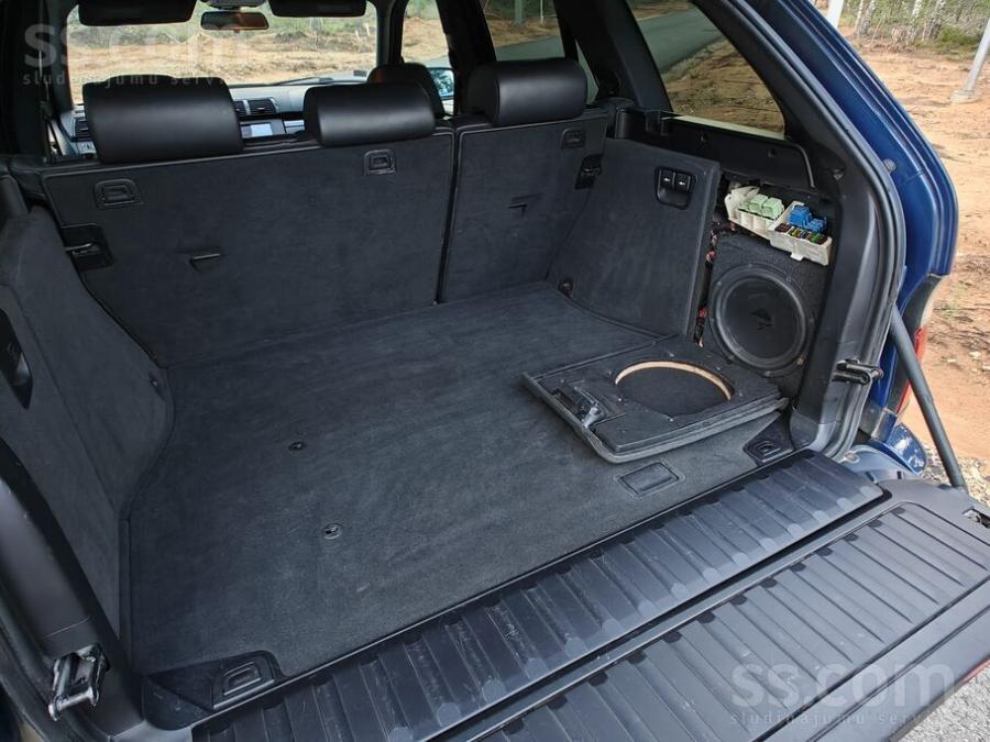 Blue BMW X5 2003 in Riga, with an engine capacity of 3.00 L and mileage of 565 thousand km for 4550 €, photo 11 on AUTOMOTO.COM.LV