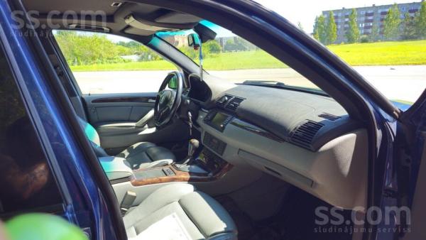 Zils BMW X5 2003 Gulbene, ar dzinēja tilpumu 3.00 L un nobraukumu 500 tūkst. km par 3590 €, foto 8 vietnē AUTOMOTO.COM.LV