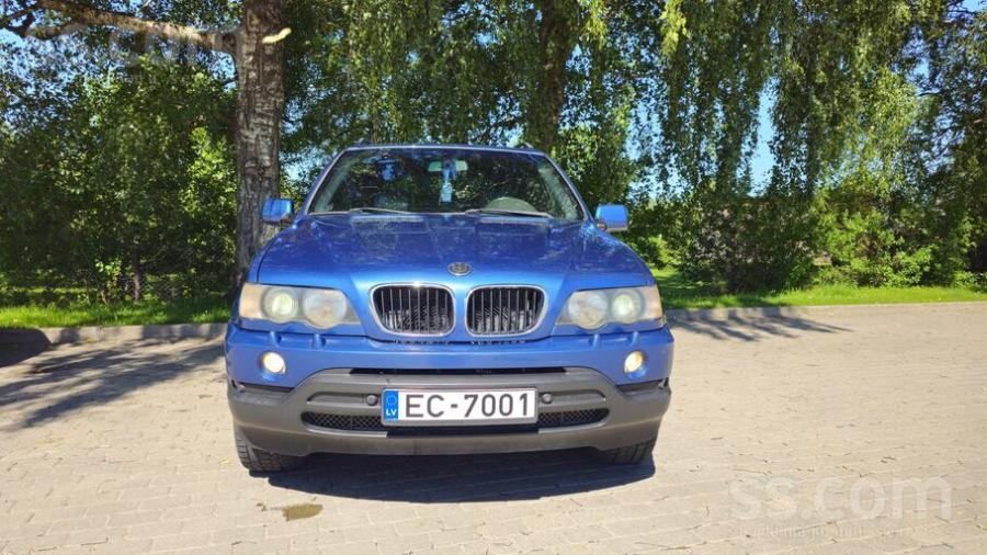 Zils BMW X5 2003 Gulbene, ar dzinēja tilpumu 3.00 L un nobraukumu 500 tūkst. km par 3590 €, foto 1 vietnē AUTOMOTO.COM.LV