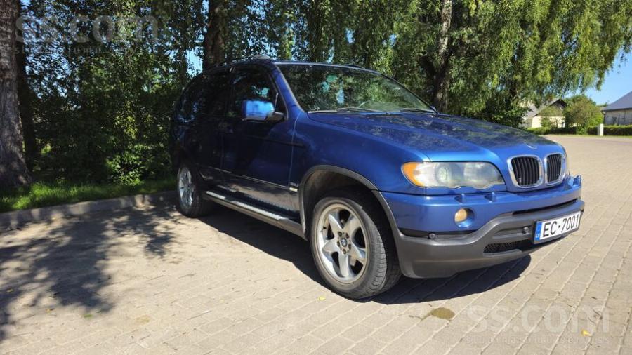 Zils BMW X5 2003 Gulbene, ar dzinēja tilpumu 3.00 L un nobraukumu 500 tūkst. km par 3590 €, foto 3 vietnē AUTOMOTO.COM.LV