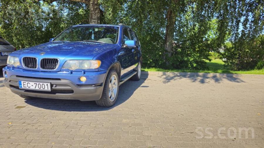 Zils BMW X5 2003 Gulbene, ar dzinēja tilpumu 3.00 L un nobraukumu 500 tūkst. km par 3590 €, foto 4 vietnē AUTOMOTO.COM.LV