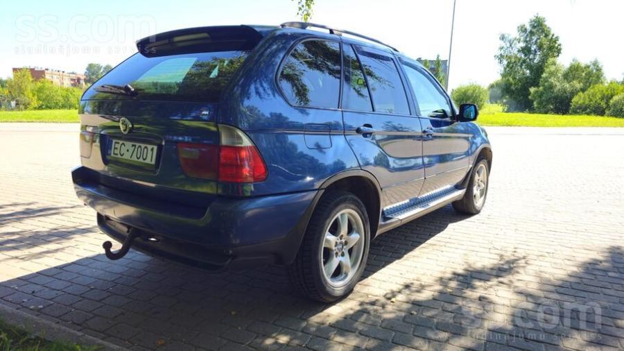 Zils BMW X5 2003 Gulbene, ar dzinēja tilpumu 3.00 L un nobraukumu 500 tūkst. km par 3590 €, foto 5 vietnē AUTOMOTO.COM.LV