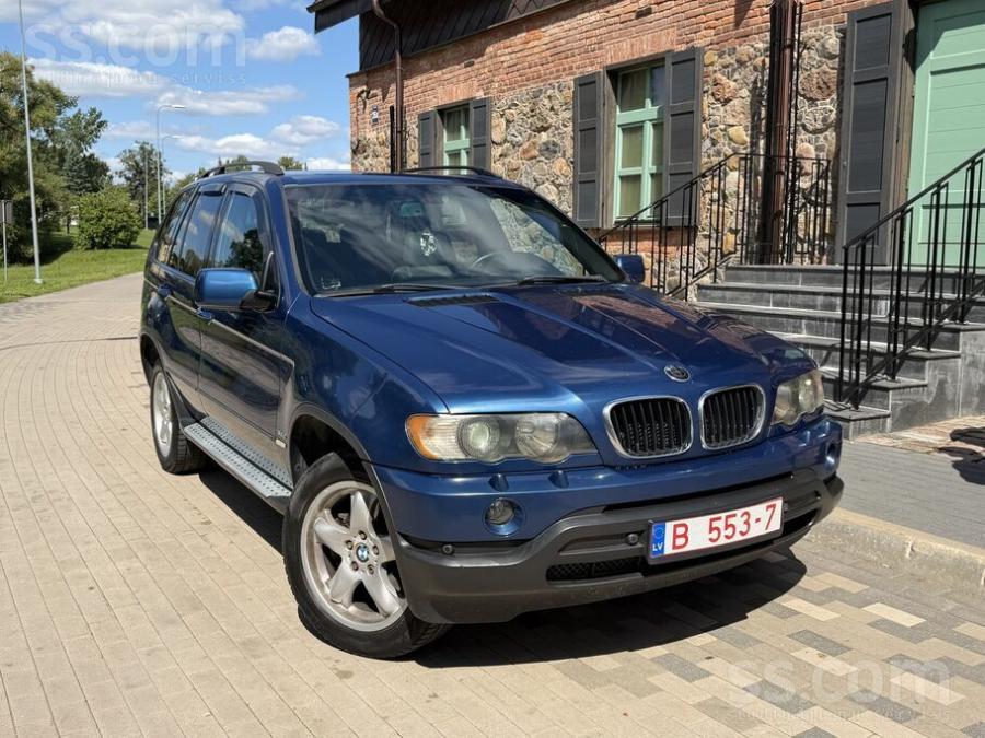 Синий БМВ Х5 2003 в Резекне, объемом двигателя 3.00 л и пробегом 501 тыс. км за 3490 €, фото 3 на AUTOMOTO.COM.LV