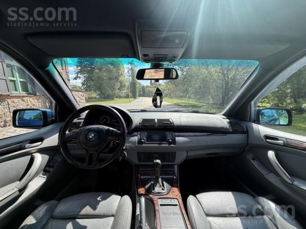 Blue BMW X5 2003 in Rezekne, with an engine capacity of 3.00 L and mileage of 501 thousand km for 3490 €, photo 7 on AUTOMOTO.COM.LV