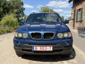 Zils BMW X5 2003 Rēzekne, ar dzinēja tilpumu 3.00 L un nobraukumu 501 tūkst. km par 3490 €, foto  vietnē AUTOMOTO.COM.LV