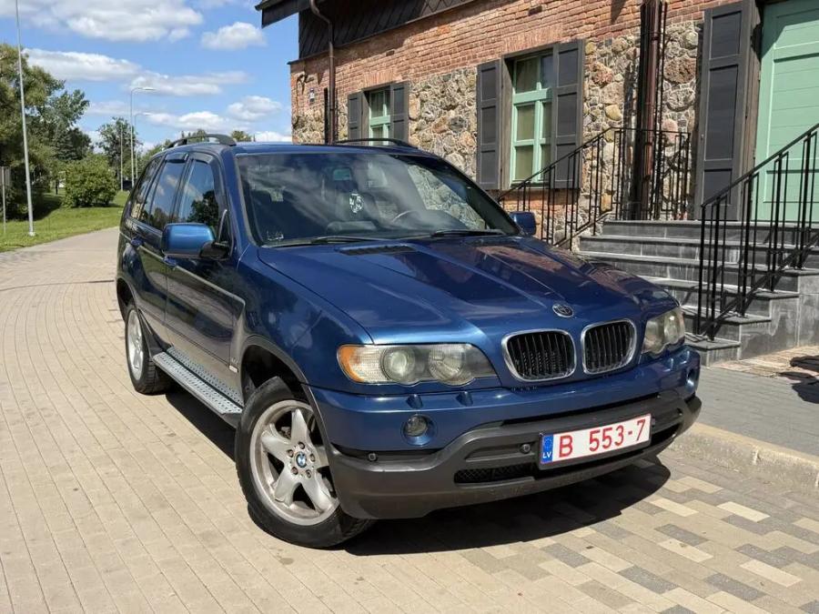 Zils BMW X5 2003 Rēzekne, ar dzinēja tilpumu 3.00 L un nobraukumu 501 tūkst. km par 3490 €, foto 3 vietnē AUTOMOTO.COM.LV