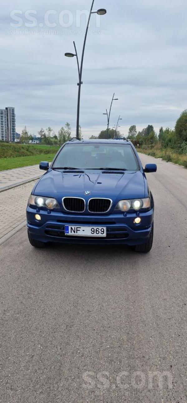 Синий БМВ Х5 2003 в Рига, объемом двигателя 3.00 л и пробегом 373 тыс. км за 3850 €, фото 6 на AUTOMOTO.COM.LV