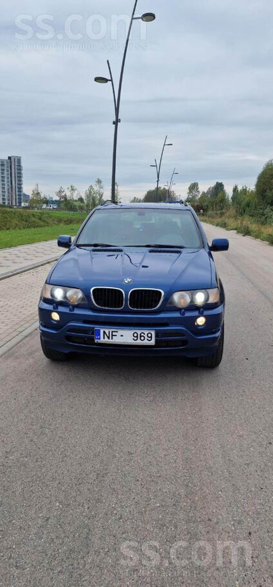 Синий БМВ Х5 2003 в Рига, объемом двигателя 3.00 л и пробегом 373 тыс. км за 3850 €, фото 6 на AUTOMOTO.COM.LV