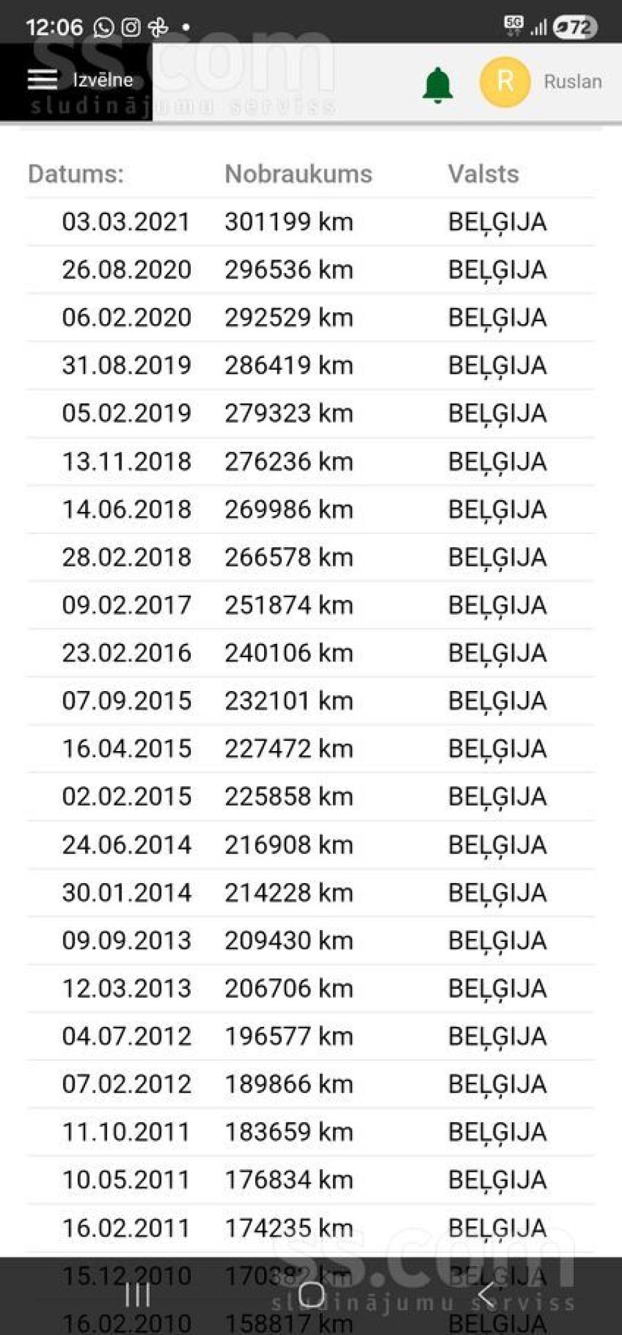 Синий БМВ Х5 2003 в Рига, объемом двигателя 3.00 л и пробегом 373 тыс. км за 3850 €, фото 13 на AUTOMOTO.COM.LV