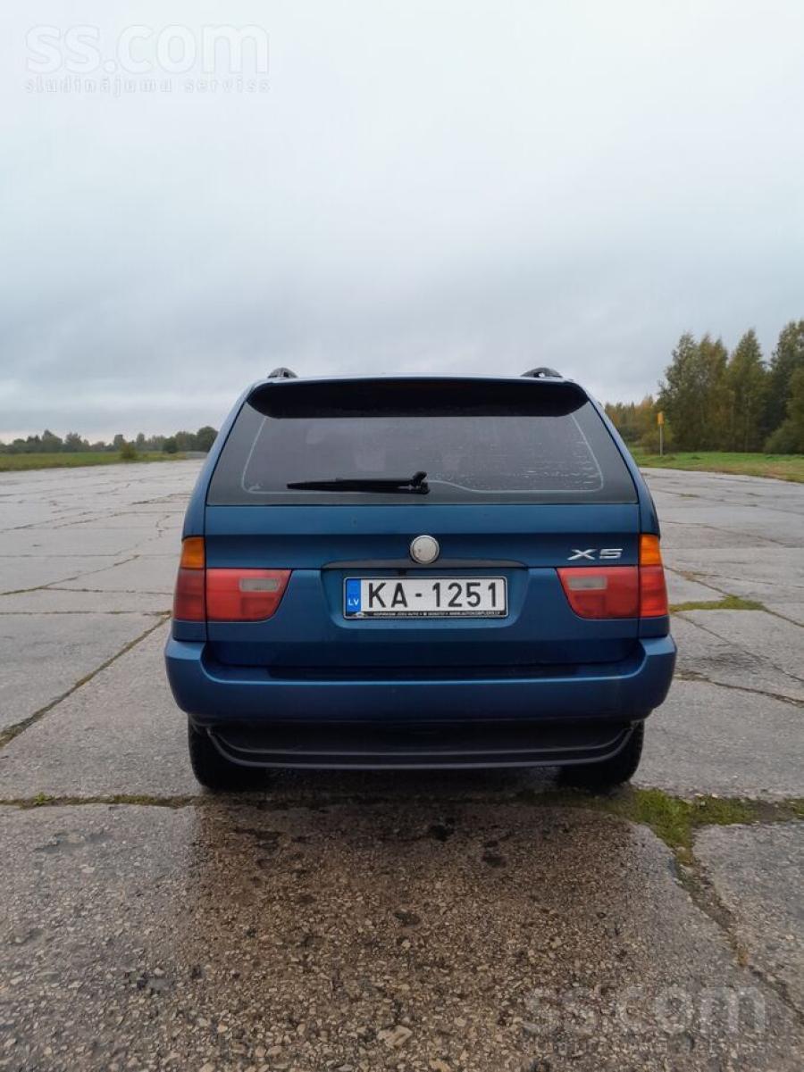 Синий БМВ Х5 2003 в Рига, объемом двигателя 3.00 л и пробегом 389 тыс. км за 2500 €, фото 3 на AUTOMOTO.COM.LV