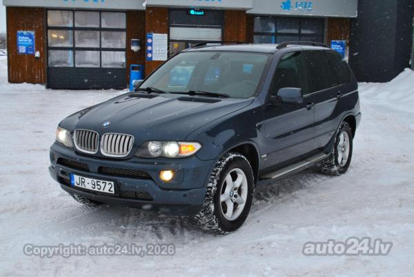 Blue BMW X5 2004 in Rakvere, with an engine capacity of 3.00 L and mileage of 355 thousand km for 6500 €, photo 3 on AUTOMOTO.COM.LV