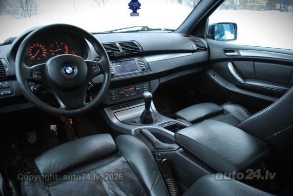Blue BMW X5 2004 in Rakvere, with an engine capacity of 3.00 L and mileage of 355 thousand km for 6500 €, photo 5 on AUTOMOTO.COM.LV