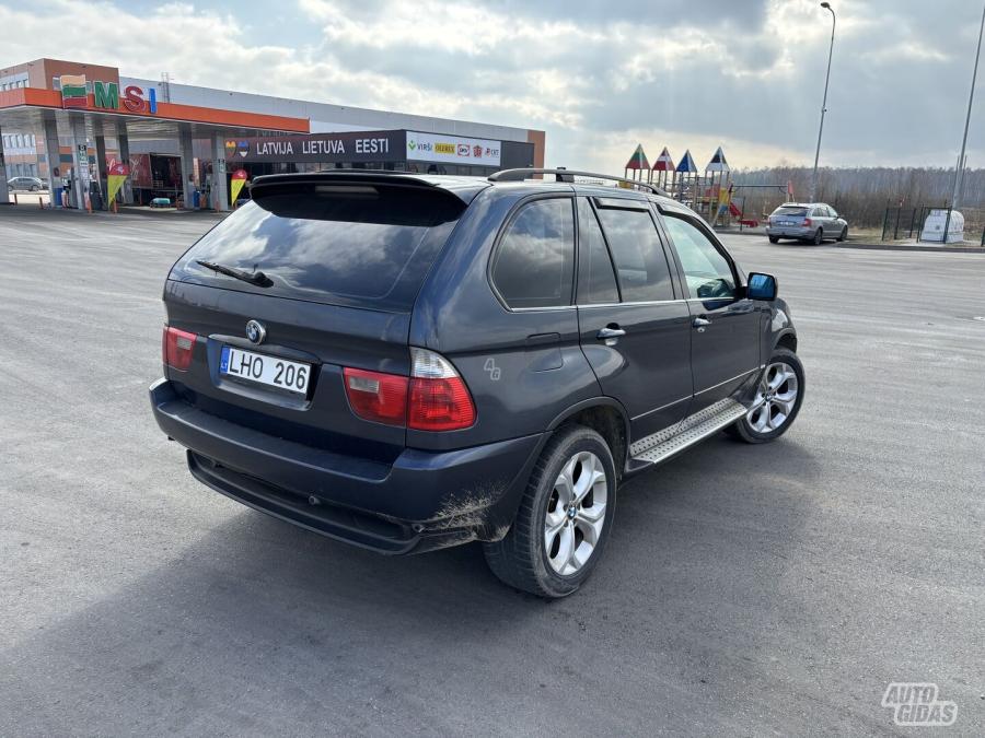 Blue BMW X5 2004 in Kaunas, with an engine capacity of 3.00 L and mileage of 309 thousand km for 4300 €, photo 2 on AUTOMOTO.COM.LV