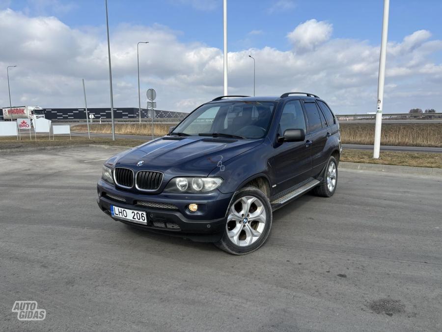 Blue BMW X5 2004 in Kaunas, with an engine capacity of 3.00 L and mileage of 309 thousand km for 4300 €, photo 3 on AUTOMOTO.COM.LV