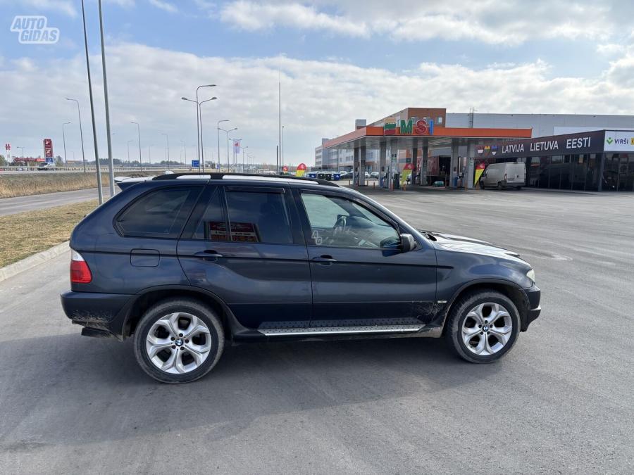 Blue BMW X5 2004 in Kaunas, with an engine capacity of 3.00 L and mileage of 309 thousand km for 4300 €, photo 7 on AUTOMOTO.COM.LV