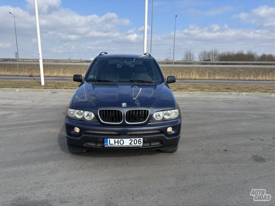 Blue BMW X5 2004 in Kaunas, with an engine capacity of 3.00 L and mileage of 309 thousand km for 4300 €, photo 8 on AUTOMOTO.COM.LV