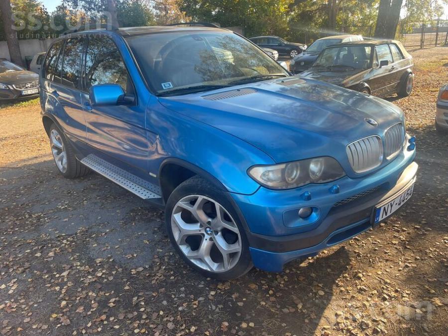 Blue BMW X5 2004 in Riga, with an engine capacity of 4.40 L and mileage of 311 thousand km for 4900 €, photo 6 on AUTOMOTO.COM.LV