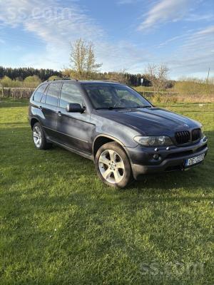 Blue BMW X5 2004 in Talsi, with an engine capacity of 3.00 L and mileage of 474 thousand km for 3990 €, photo  on AUTOMOTO.COM.LV