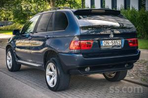 Blue BMW X5 2004 in Riga, with an engine capacity of 3.00 L and mileage of 0 thousand km for 2990 €, photo 7 on AUTOMOTO.COM.LV