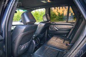 Blue BMW X5 2004 in Riga, with an engine capacity of 3.00 L and mileage of 0 thousand km for 2990 €, photo 11 on AUTOMOTO.COM.LV