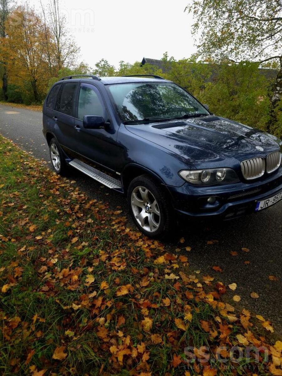 Zils BMW X5 2004 Rīga, ar dzinēja tilpumu 3.00 L un nobraukumu 368 tūkst. km par 5500 €, foto 4 vietnē AUTOMOTO.COM.LV
