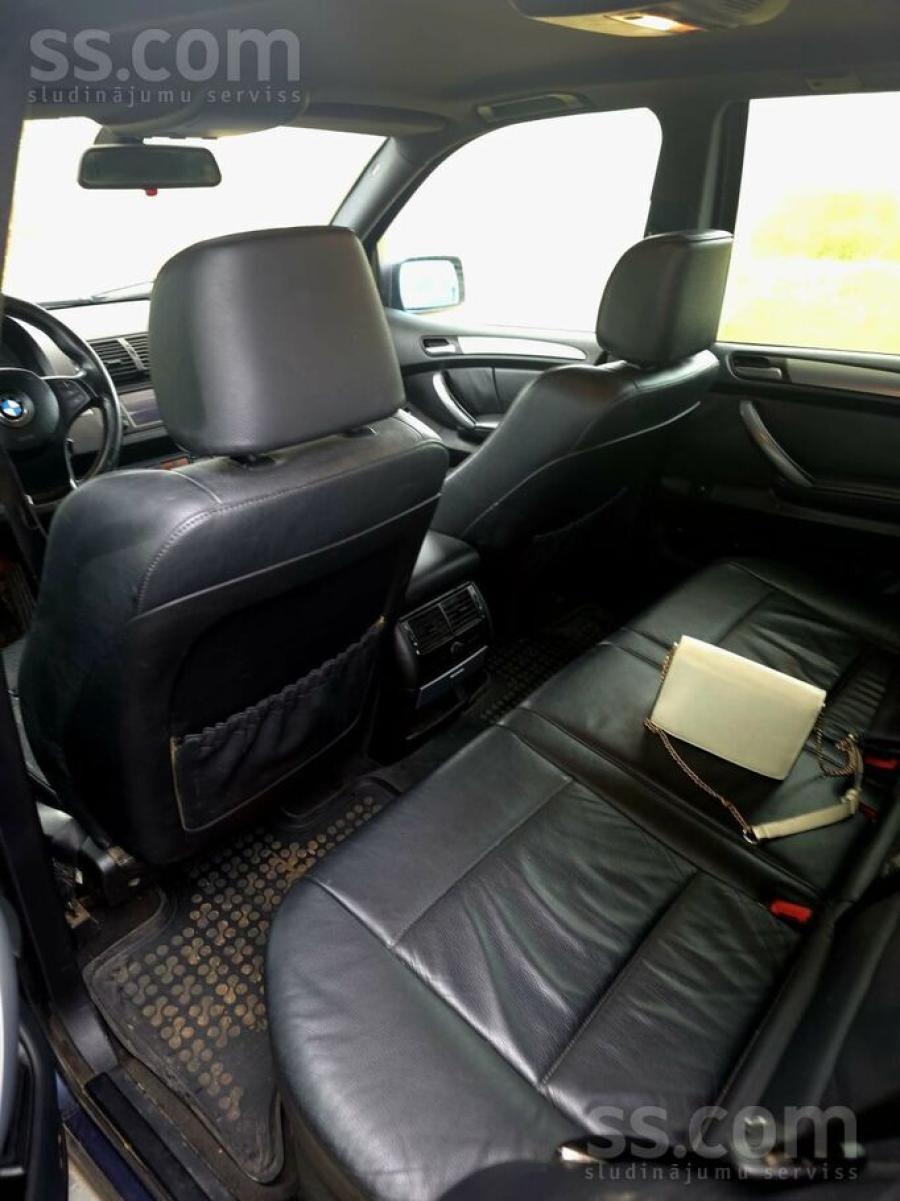 Zils BMW X5 2004 Rīga, ar dzinēja tilpumu 3.00 L un nobraukumu 368 tūkst. km par 5500 €, foto 5 vietnē AUTOMOTO.COM.LV