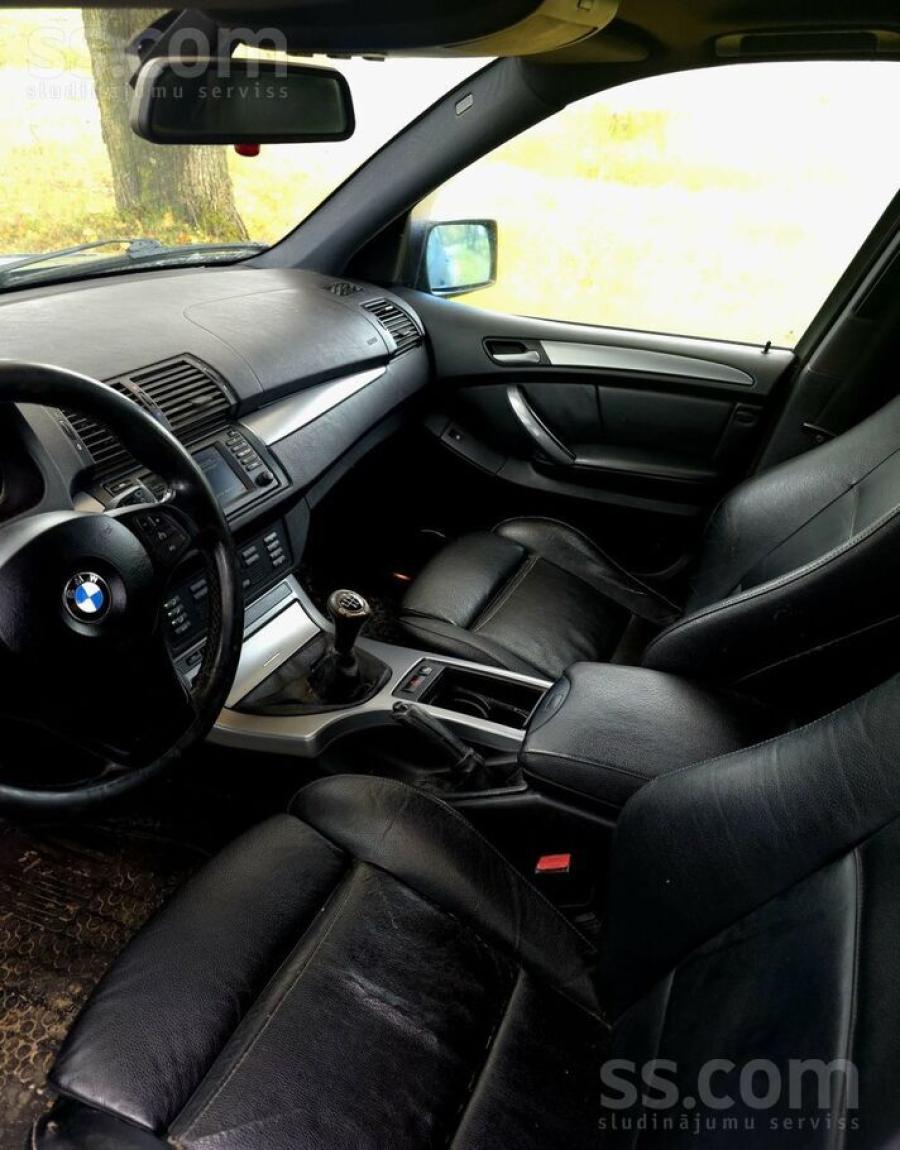 Zils BMW X5 2004 Rīga, ar dzinēja tilpumu 3.00 L un nobraukumu 368 tūkst. km par 5500 €, foto 6 vietnē AUTOMOTO.COM.LV