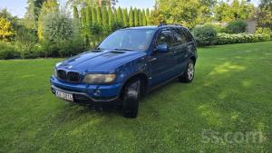 Blue BMW X5 2004 in Riga, with an engine capacity of 3.00 L and mileage of 413 thousand km for 2500 €, photo 5 on AUTOMOTO.COM.LV