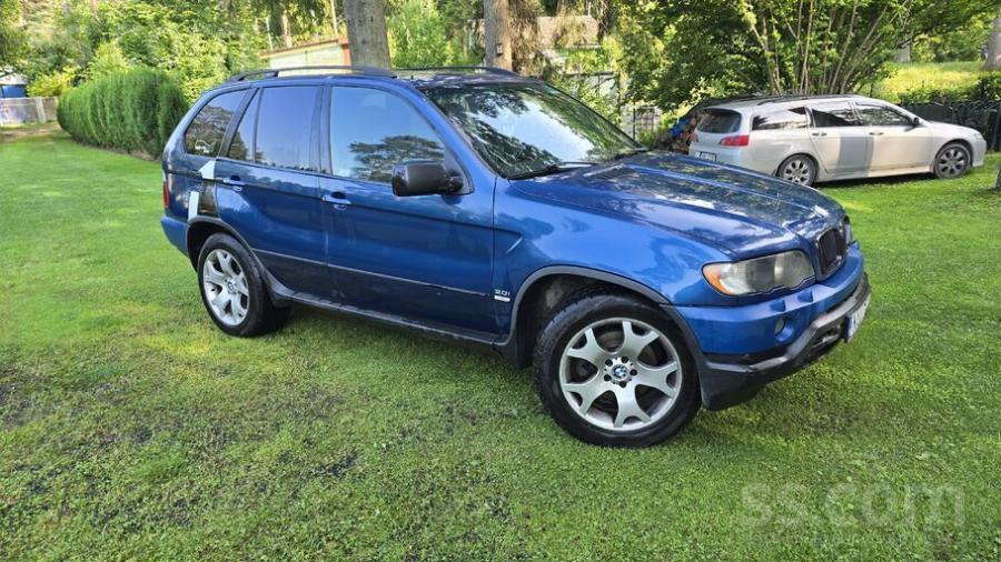 Blue BMW X5 2004 in Riga, with an engine capacity of 3.00 L and mileage of 413 thousand km for 2500 €, photo 11 on AUTOMOTO.COM.LV