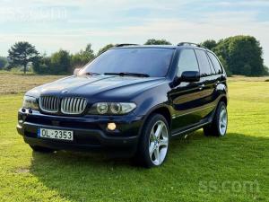 Синий БМВ Х5 2004 в Рига, объемом двигателя 4.40 л и пробегом 220 тыс. км за 8500 €, фото  на AUTOMOTO.COM.LV