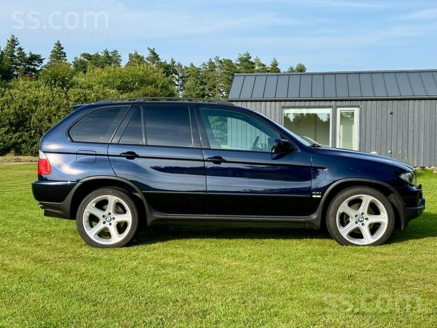 Zils BMW X5 2004 Rīga, ar dzinēja tilpumu 4.40 L un nobraukumu 220 tūkst. km par 8500 €, foto 5 vietnē AUTOMOTO.COM.LV