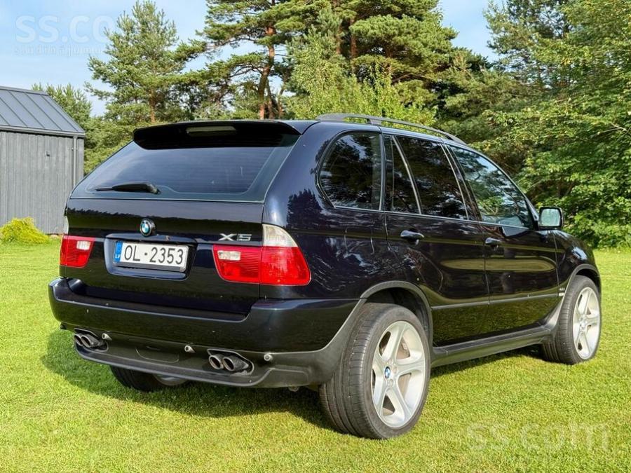 Zils BMW X5 2004 Rīga, ar dzinēja tilpumu 4.40 L un nobraukumu 220 tūkst. km par 8500 €, foto 6 vietnē AUTOMOTO.COM.LV