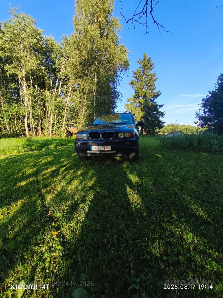 Blue BMW X5 2004 in Tallinn, with an engine capacity of 3.00 L and mileage of 428 thousand km for 3000 €, photo 5 on AUTOMOTO.COM.LV
