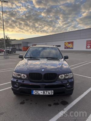 Blue BMW X5 2004 in Riga, with an engine capacity of 3.00 L and mileage of 389 thousand km for 3500 €, photo  on AUTOMOTO.COM.LV